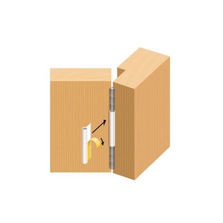 Finger protection for doors between the hinges - Avoid pinching fingers