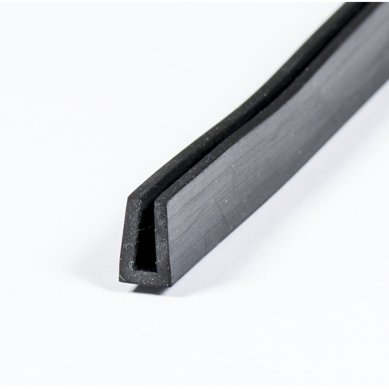U-Profile 2mm EPDM Rubber | Protect your edges