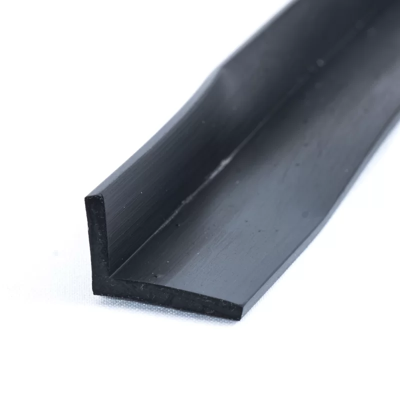 L-Profile 12x18x2mm Black EPDM Rubber. L-Profiles